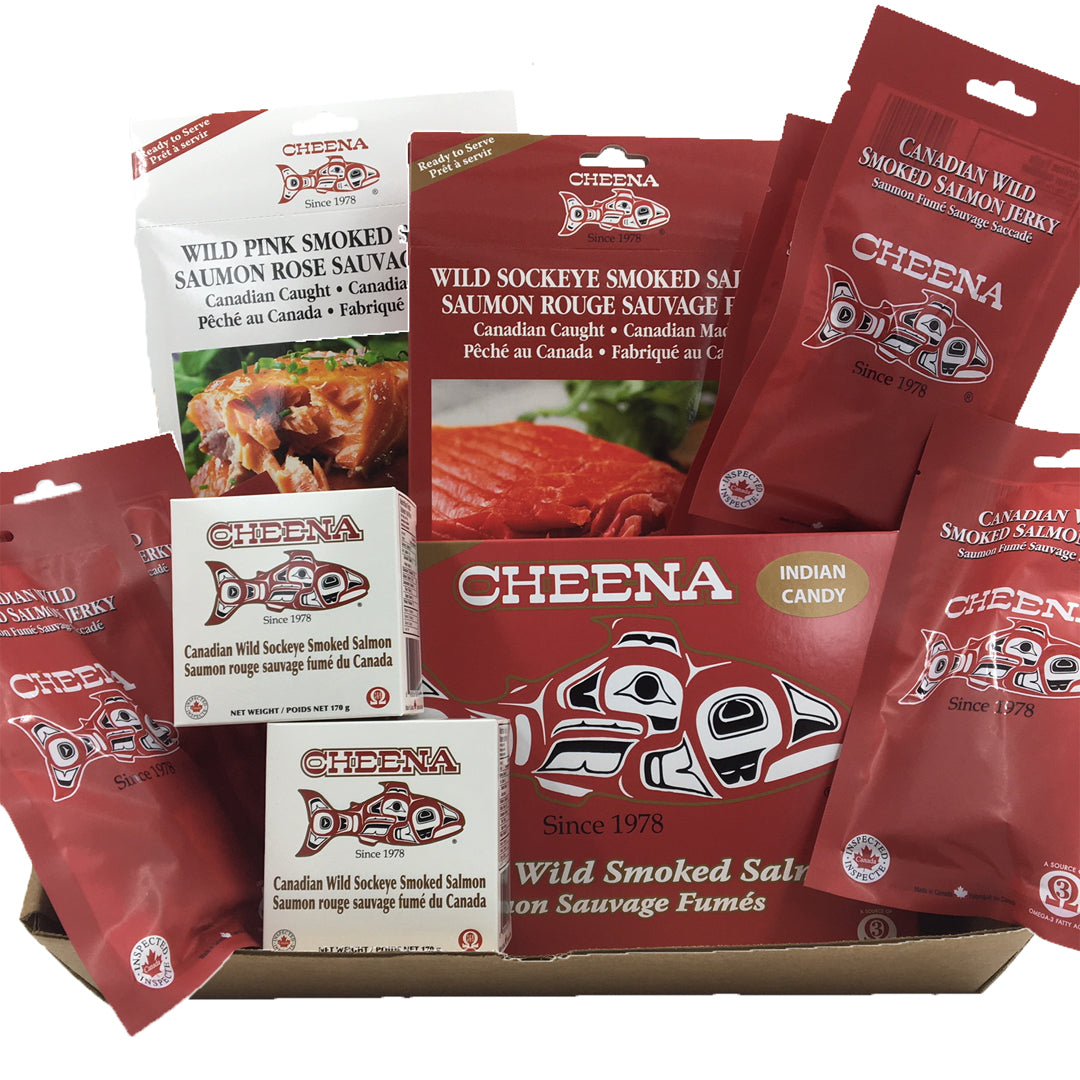Wild Smoked Salmon Premium Boxed Gift Sets - Cheena – Cheena